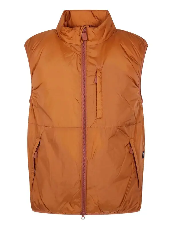 Aspesi Zip-up Gilet - Orange