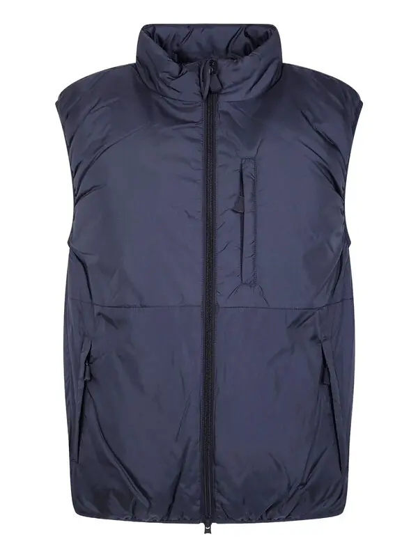 Aspesi Quilted Zip-up Gilet - Grey