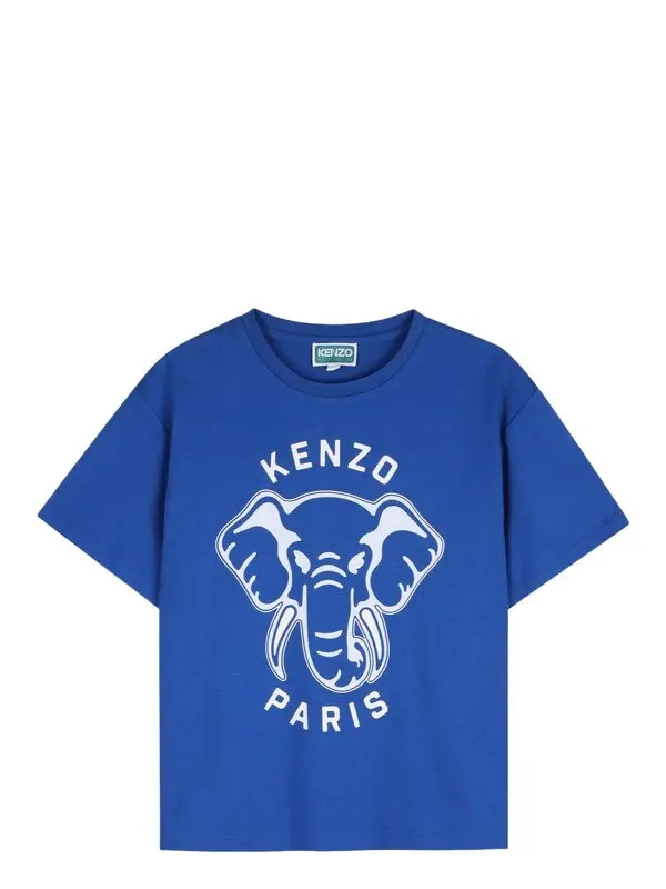 Kenzo Elephant Graphic T-shirt - Blue