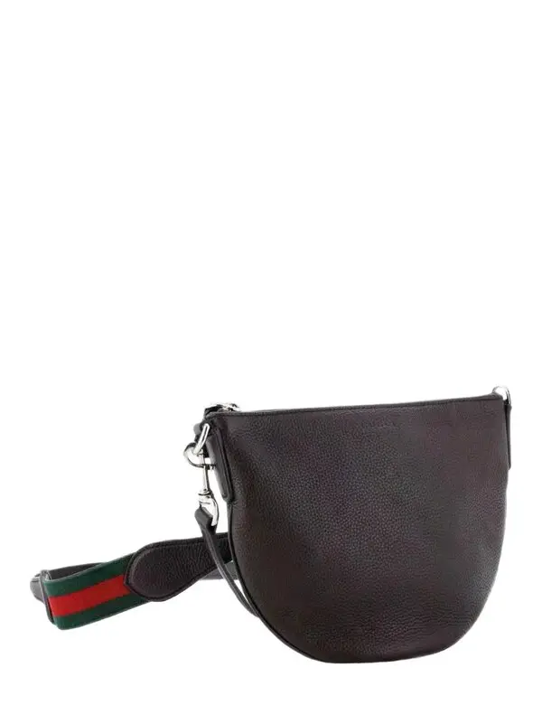 Gucci Leather Small Crossbody Bag - Brown