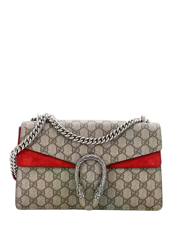 Gucci Dionysus Gg Coated Canvas Small Shoulder Bag - Red