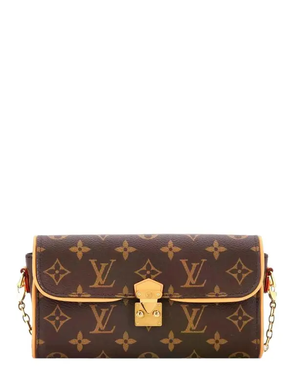 LOUIS VUITTON Camille Pochette Monogram Canvas Clutch Bag - Brown