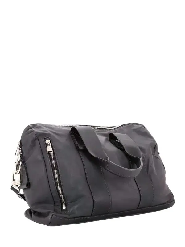 LOUIS VUITTON V Line Start Travel Bag Leather Pm Satchel - Black