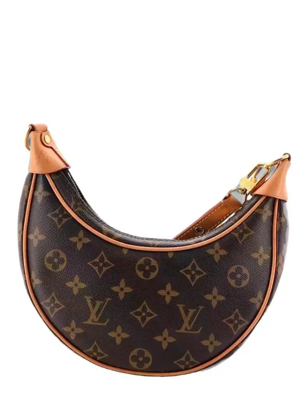 LOUIS VUITTON Loop Monogram Canvas Hobo Bag - Brown