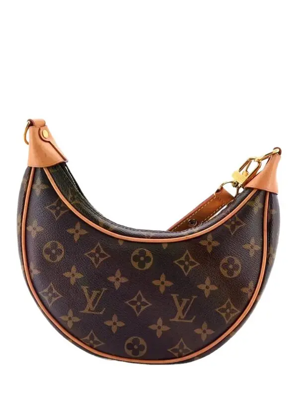 LOUIS VUITTON Loop Monogram Canvas Hobo Bag - Brown