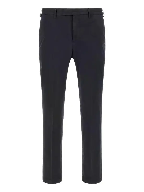 PT TORINO Master Logo-plaque Tailored Trousers - Blue