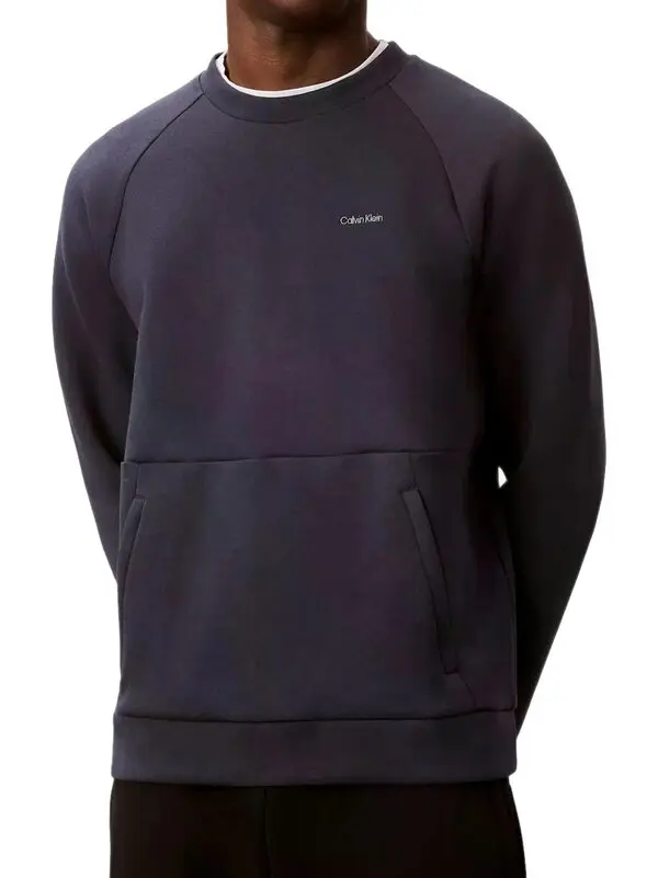 Calvin Klein Performance Double-knit Sweatshirt - Blue