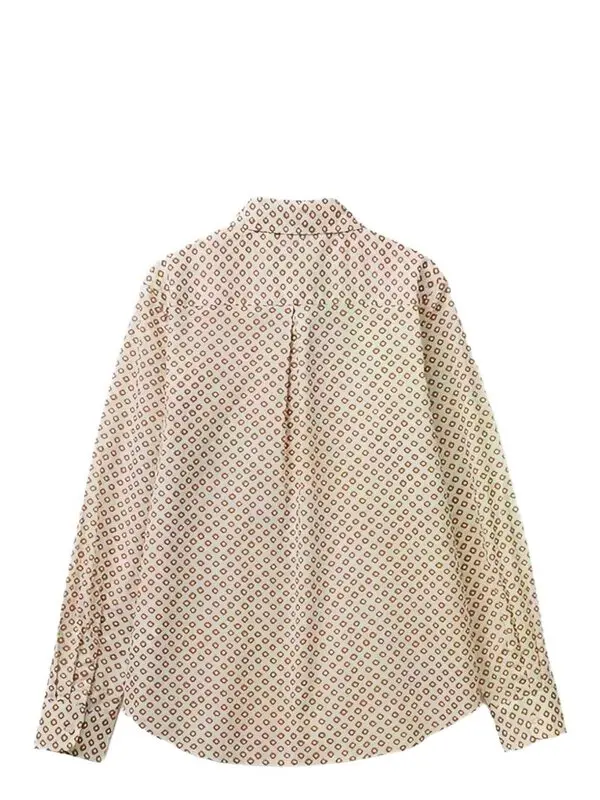 BENETTON Geometric Print Shirt - Neutrals