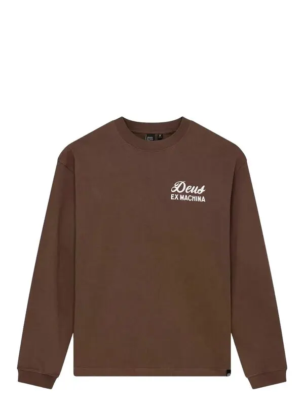 Deus Ex Machina Harajuku Sign Long-sleeve T-shirt - Brown