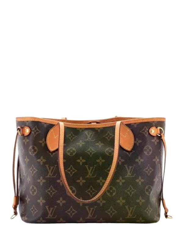LOUIS VUITTON Neverfull Monogram Canvas Tote Bag - Brown