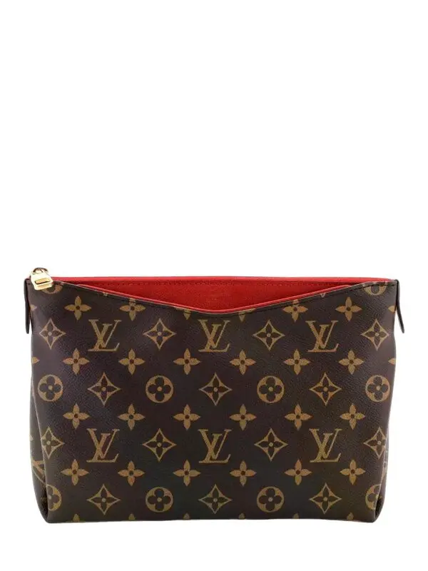 LOUIS VUITTON Pallas Beauty Case Monogram Canvas Clutch Bag - Red