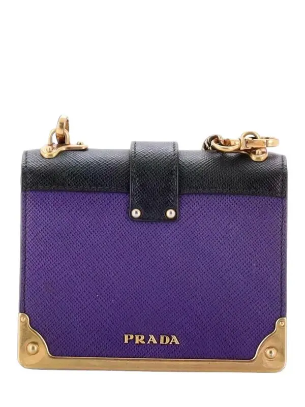 Prada Cahier Micro Crossbody Bag - Black