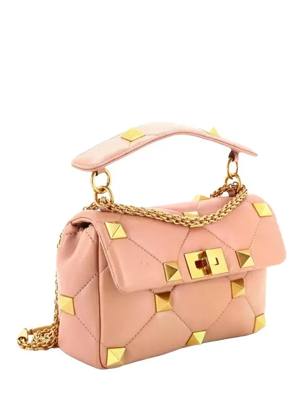 Valentino Garavani Roman Stud Flap Bag - Black
