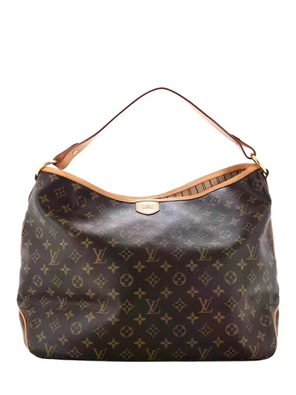 LOUIS VUITTON Monogram Canvas Mm Hobo Bag - Brown