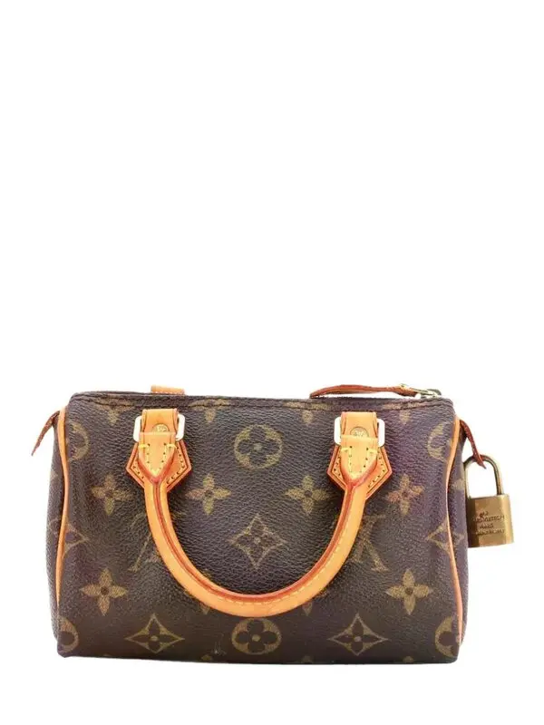 LOUIS VUITTON Speedy Mini Hl Monogram Satchel By - Brown