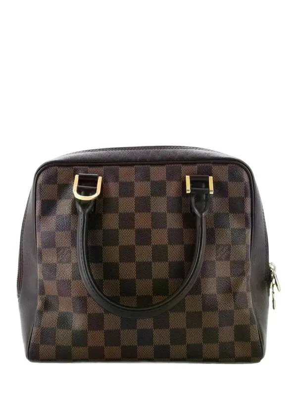 LOUIS VUITTON Brera Damier Satchel Handbag - Brown