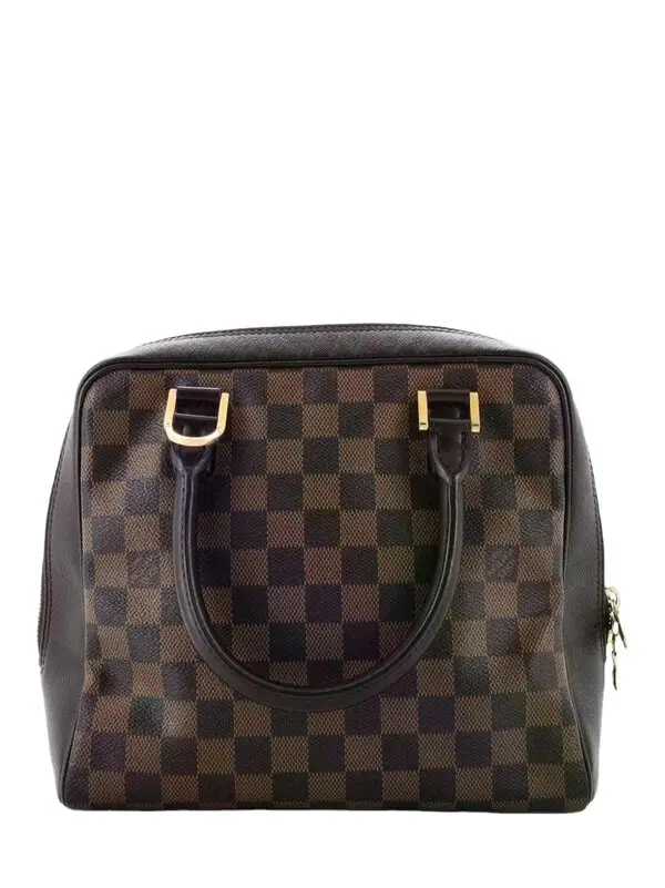 LOUIS VUITTON Brera Damier Satchel Handbag - Brown