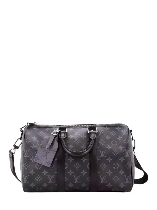 LOUIS VUITTON Keepall Bandouliere 35 Travel Bag - Black