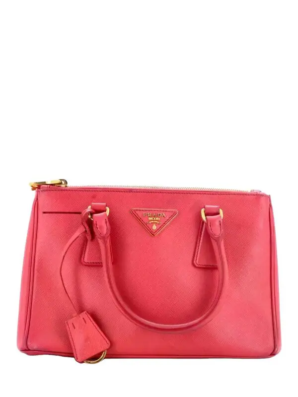 Prada Saffiano Leather Mini Satchel - Pink