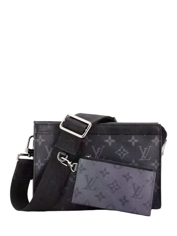 LOUIS VUITTON Gaston Wearable Wallet Crossbody Bag - Black