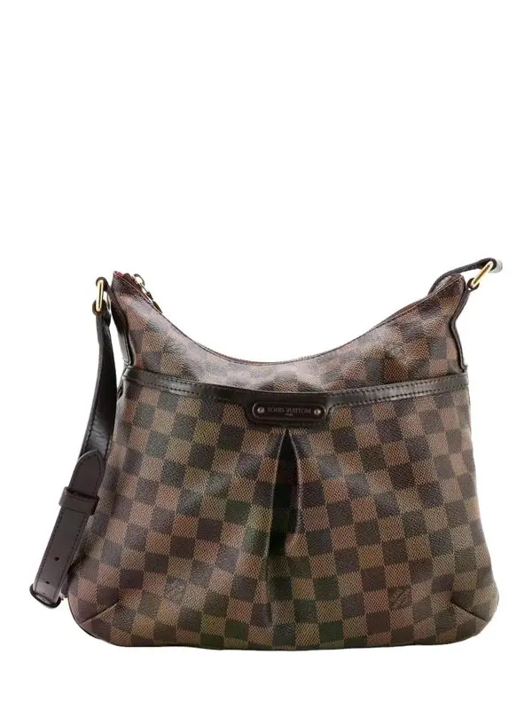 LOUIS VUITTON Damier Ebene Bloomsbury Gm Shoulder Bag - Brown