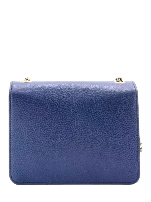 Gucci Interlocking Leather Small Shoulder Bag - Blue