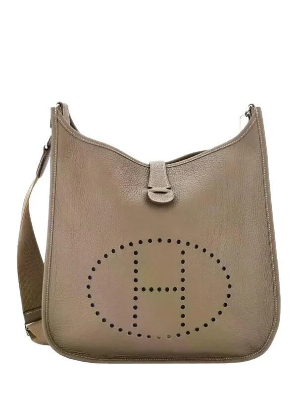 Hermès Evelyne Bag Gen Iii Clemence Gm - Grey