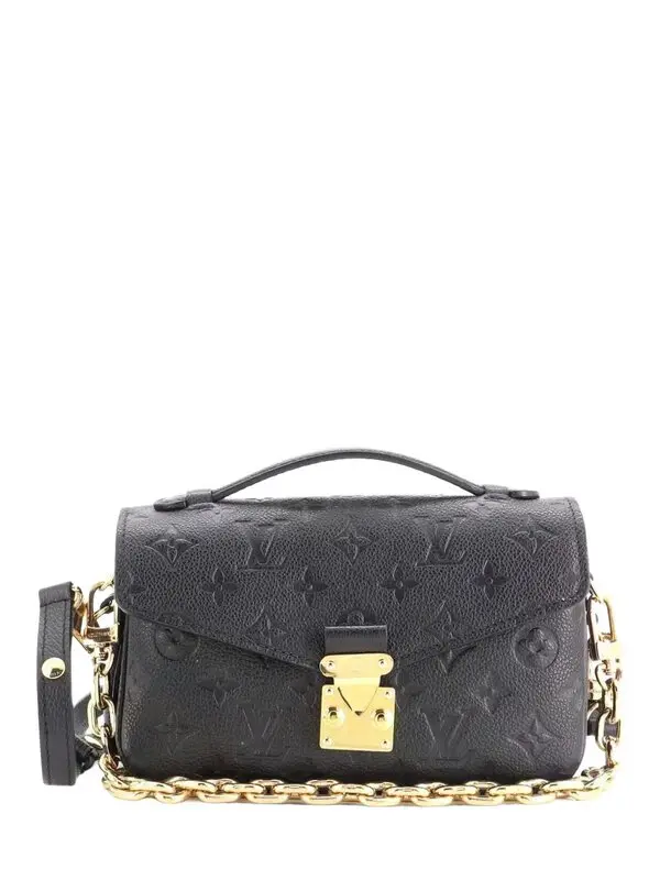 LOUIS VUITTON Pochette Metis Monogram Bag - Black
