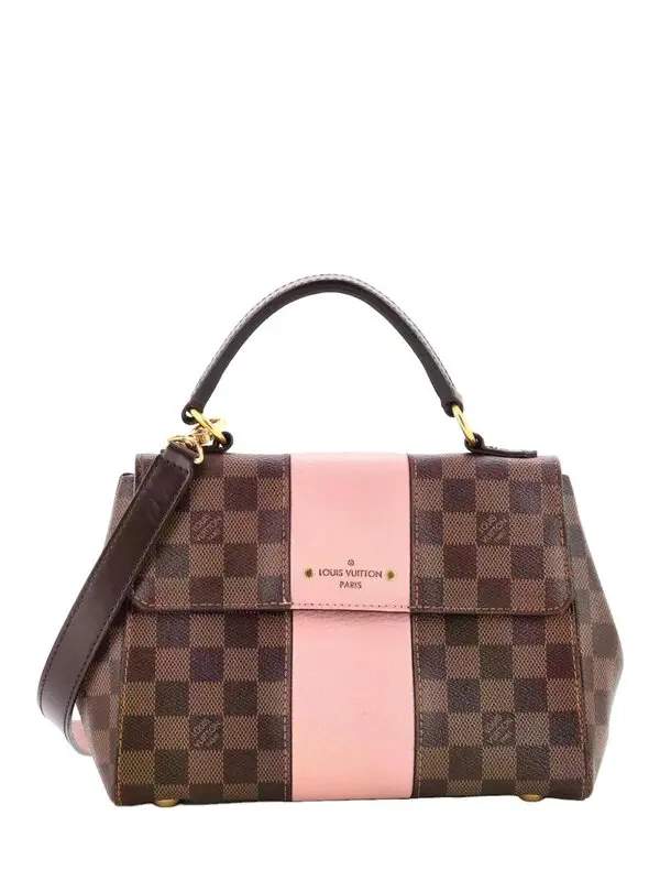 LOUIS VUITTON Damier Leather Satchel - Pink
