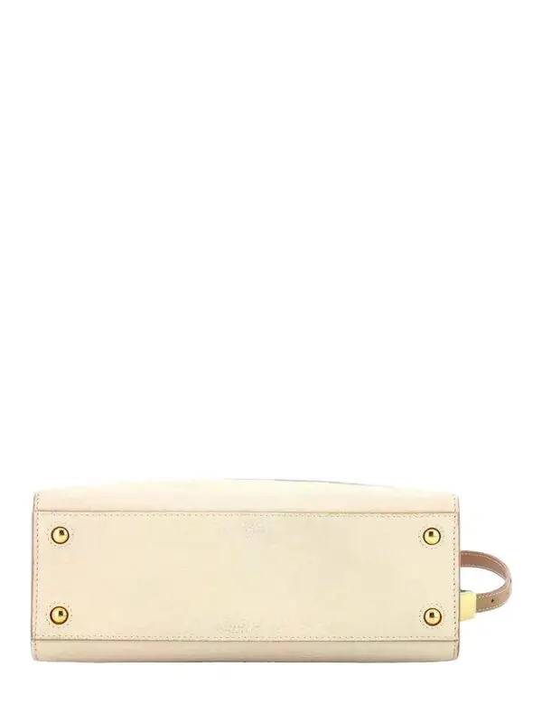 Burberry Frances Tote Leather Mini Satchel - Neutrals