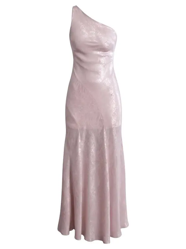 AISL One-shoulder Maxi Dress In Blush - Pink