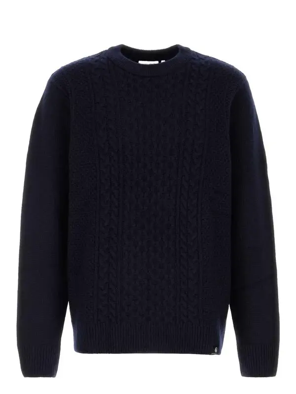 Carhartt Work In Progress Caster Knit Wool Blend Sweater - Blue