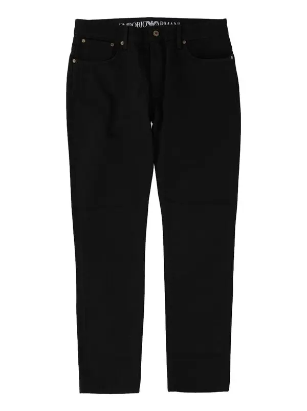 Emporio Armani Stretch Five-pocket Jeans - Black