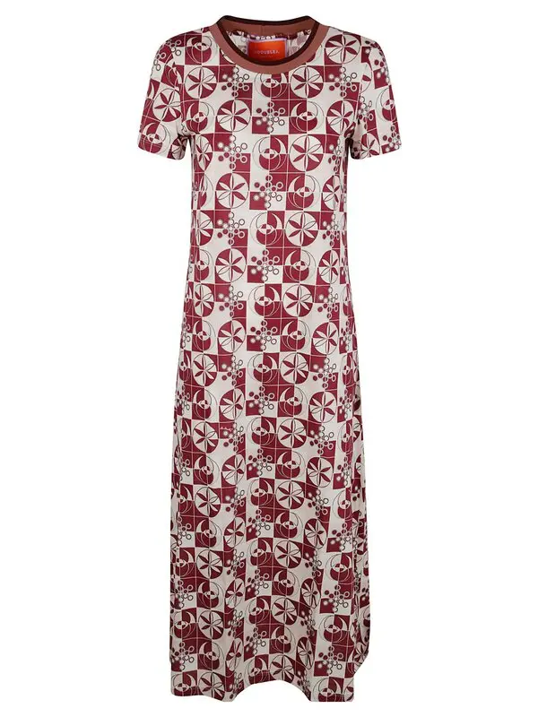 La DoubleJ Printed Cotton Maxi Dress - Eclipse