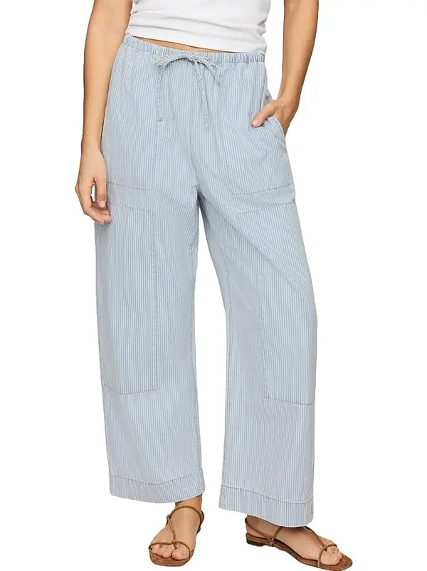 Z Supply Carpenter Cotton Pants - Seaboard Stripe