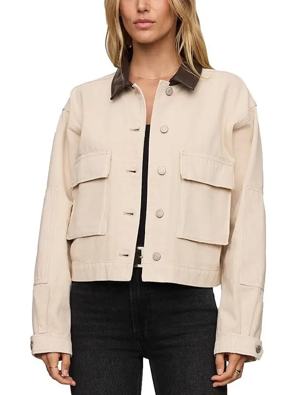 Z Supply Cropped Chore Jacket - Soapstone