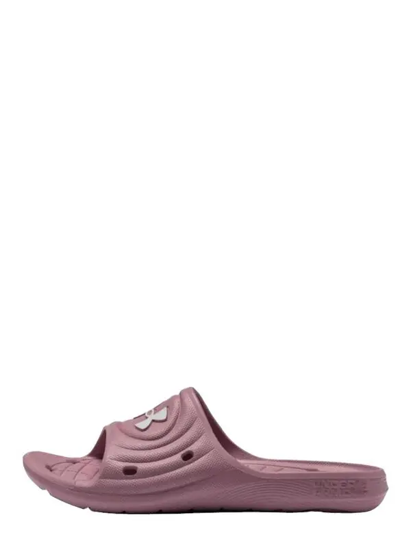 Under Armour Locker 4 Slide - Pink Elixir/white