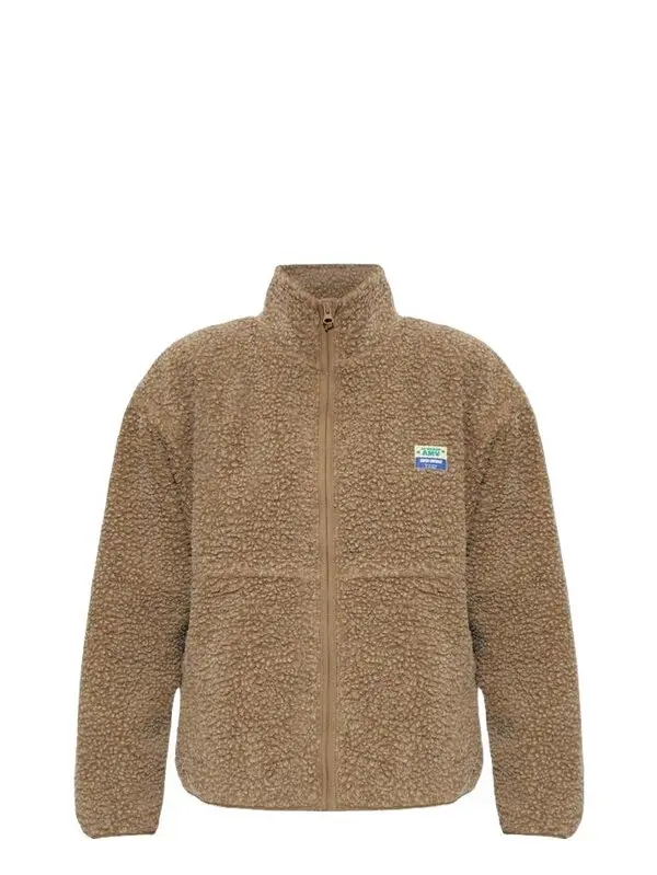 American Vintage Fleece Zip-up Jacket - Brown
