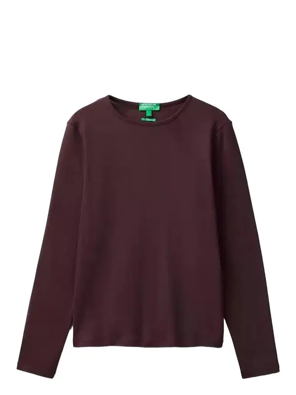 BENETTON Long Sleeve T-shirt - Brown