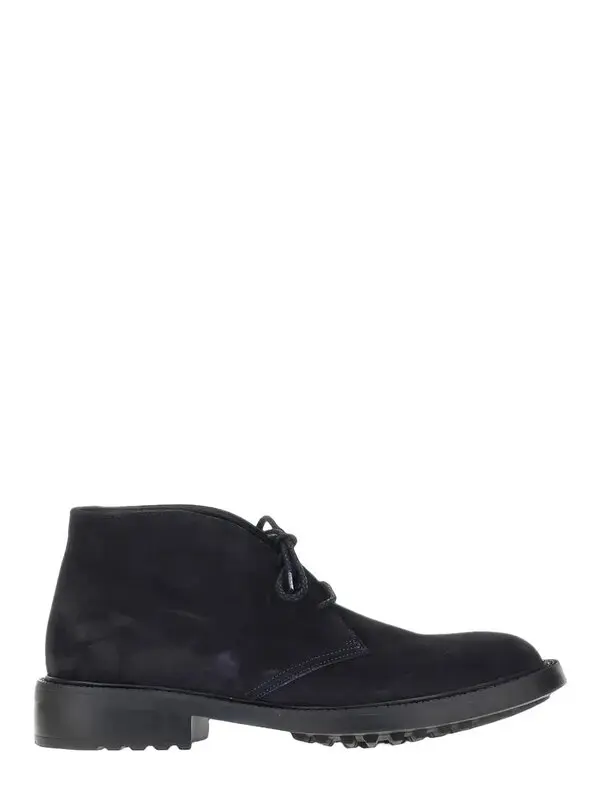 CALCE Lace-up Suede Desert Boots - Blue