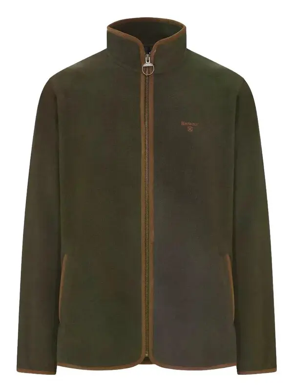 Barbour Harwood Embroidered Fleece Jacket - Green