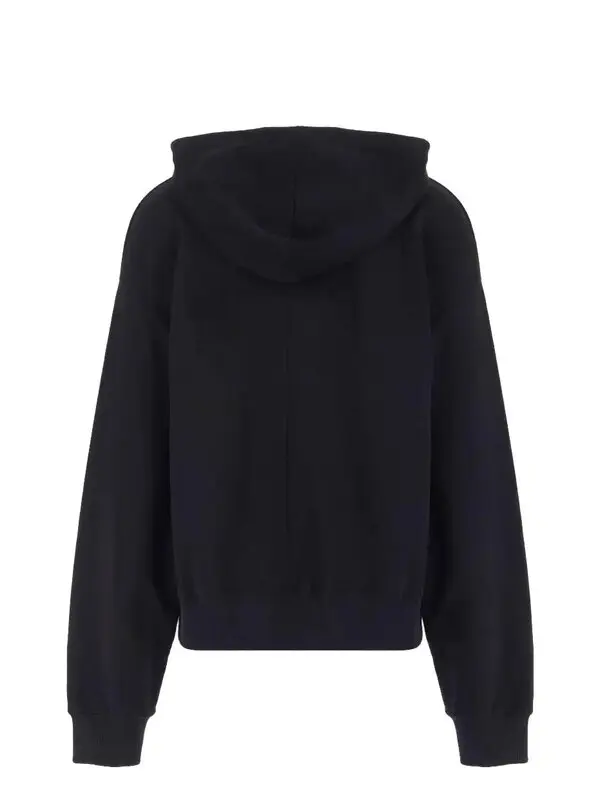 Matieres Fecales Family Graphic-print Zip-up Hoodie - Black