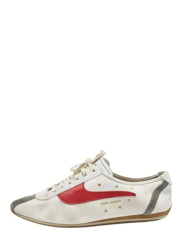 Saint Laurent Jay Star Low-top Sneakers - White