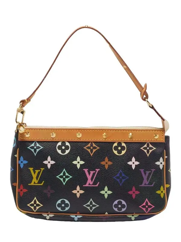 LOUIS VUITTON Monogram Multicolore Shoulder Bag - Black
