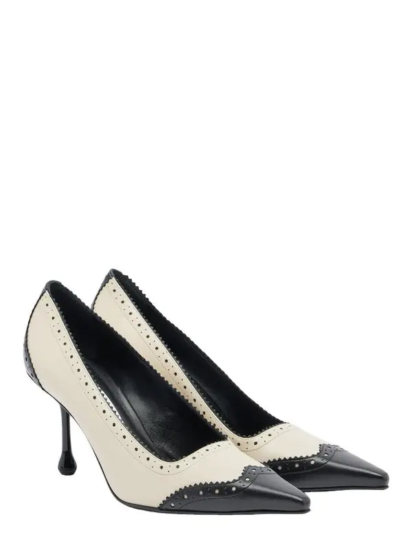 JIMMY CHOO Ixia Leather Pumps - Black