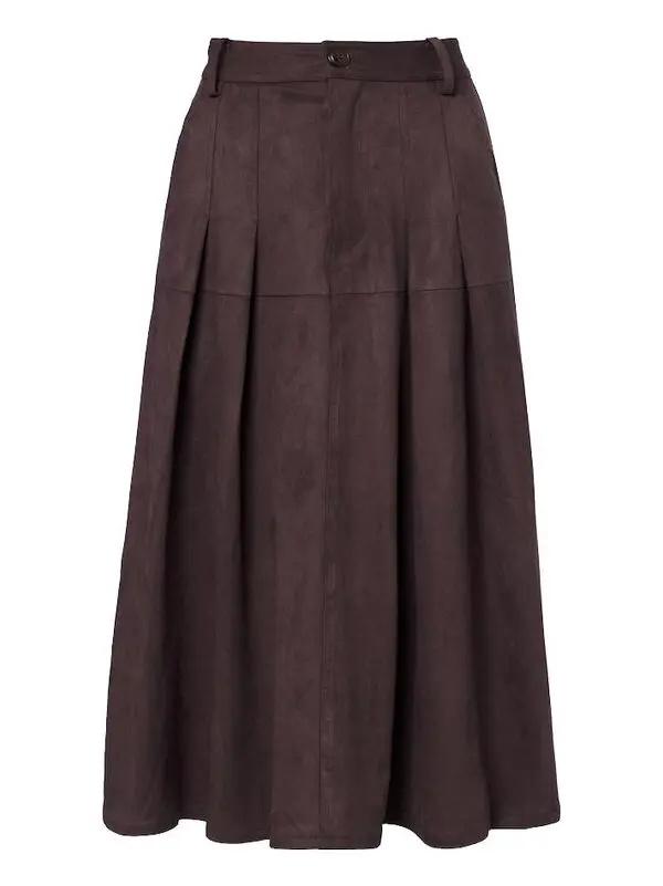 Velvet By Graham & Spencer Belinda Maxi Skirt - Brown
