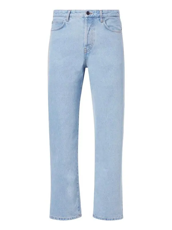 THE ROW Morton Straight Leg Jeans - Blue