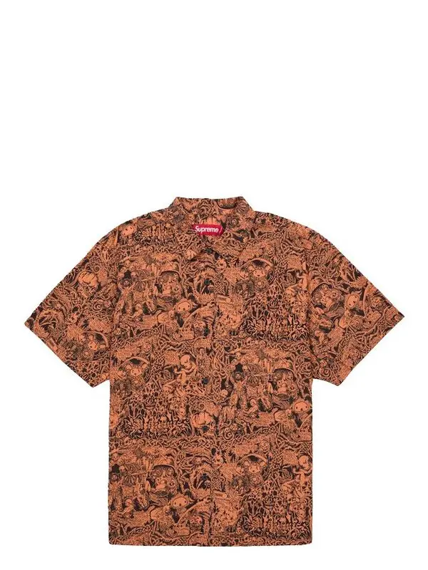 Supreme Wombat Short Sleeve Shirt - Orange