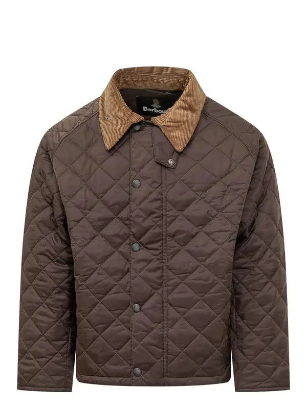 BARBOUR SELECT Transport Quilted Overshirt - Dark Brown