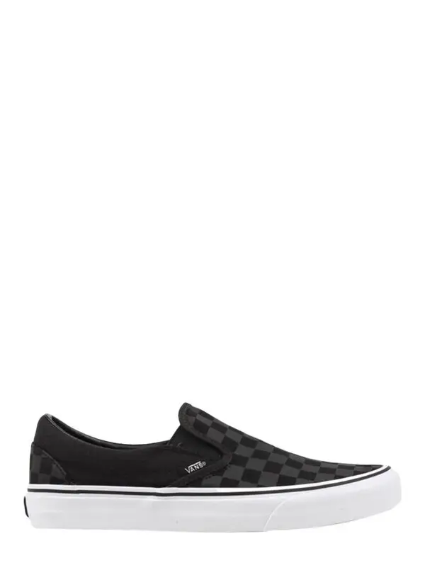 VANS Checkerboard Slip-on Sneakers - Black